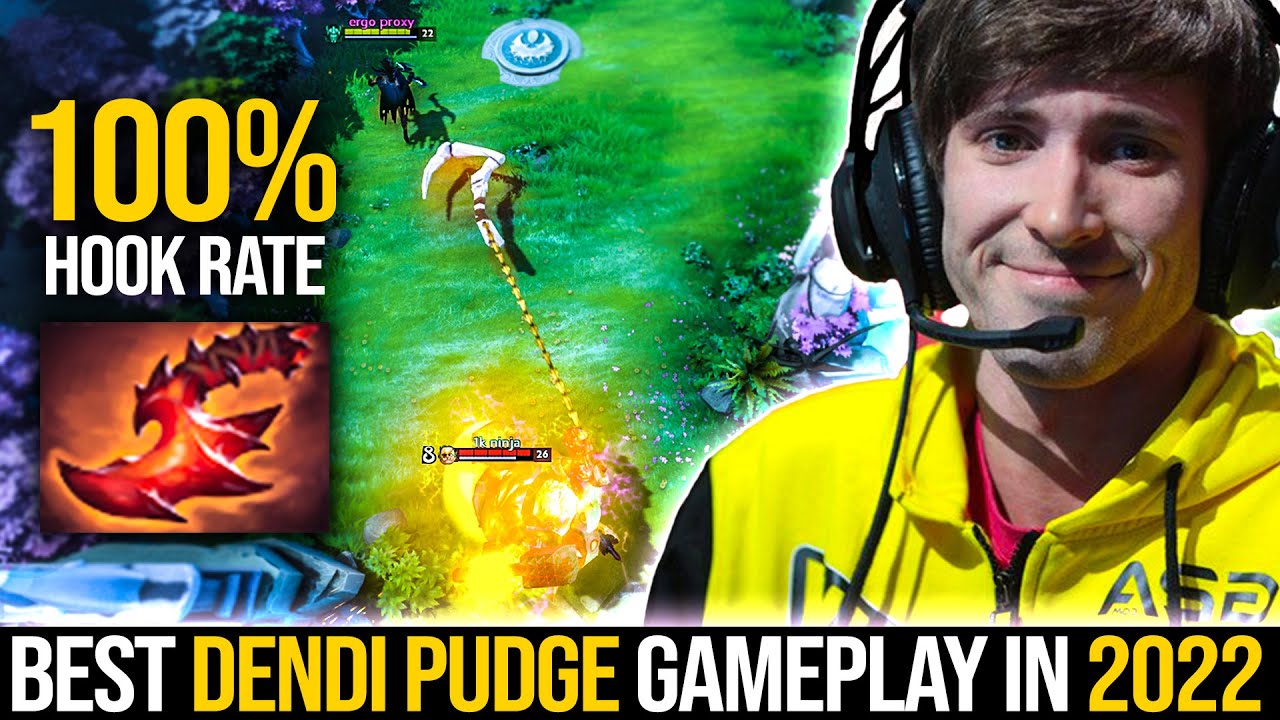 BEST DENDI Pudge Gameplay in 2022 - 100% HOOKS | DENDI Non-stop ...