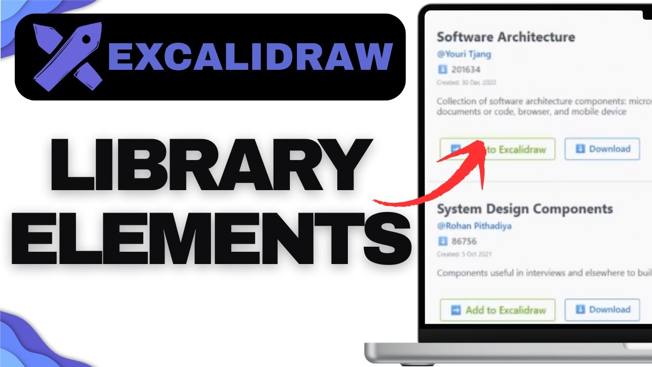 How to Use Excalidraw’s Library for Faster, Reusable Drawings - YouTube