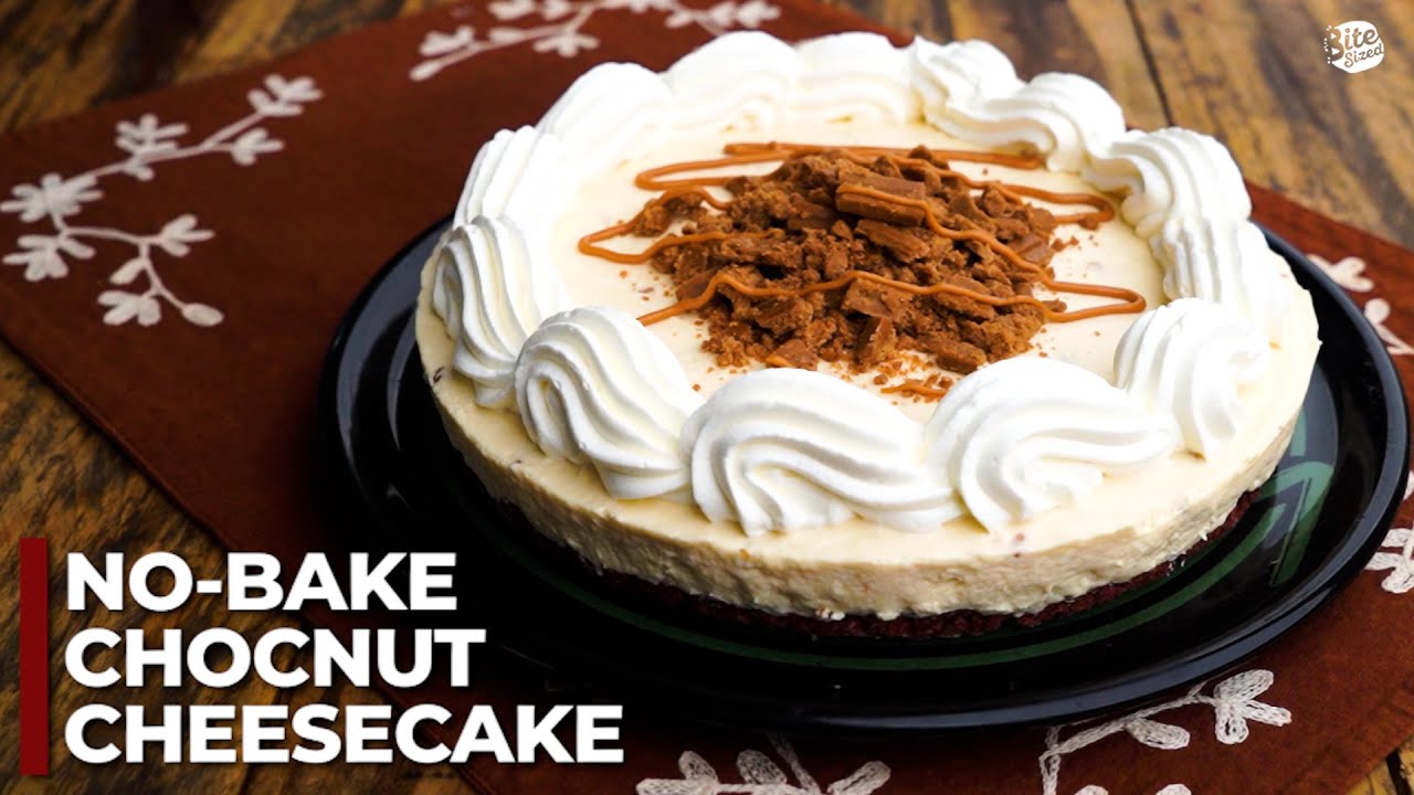 How To Make No-Bake Chocnut Cheesecake | Pinoy Cheesecake Recipe - YouTube