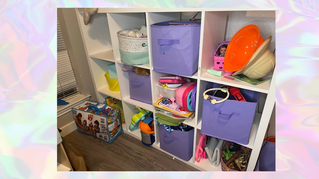 Wide Cube Storage Organizer Wood - YouTube