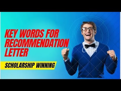 Keywords for reference letter | Recommendation letter | how to write ...