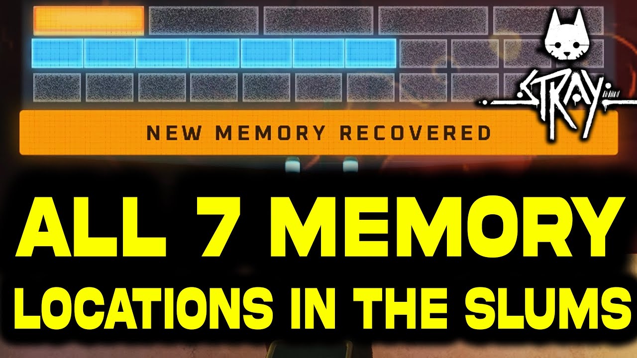 STRAY: All 7 Memory Locations in The Slums | Memory Location The Slum ...