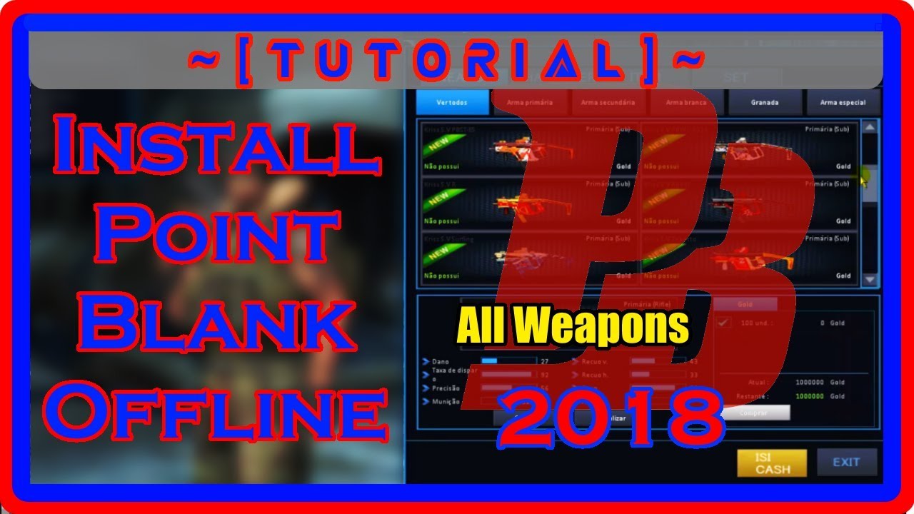 Cara Lengkap Install Point Blank Offline 2018~ - YouTube