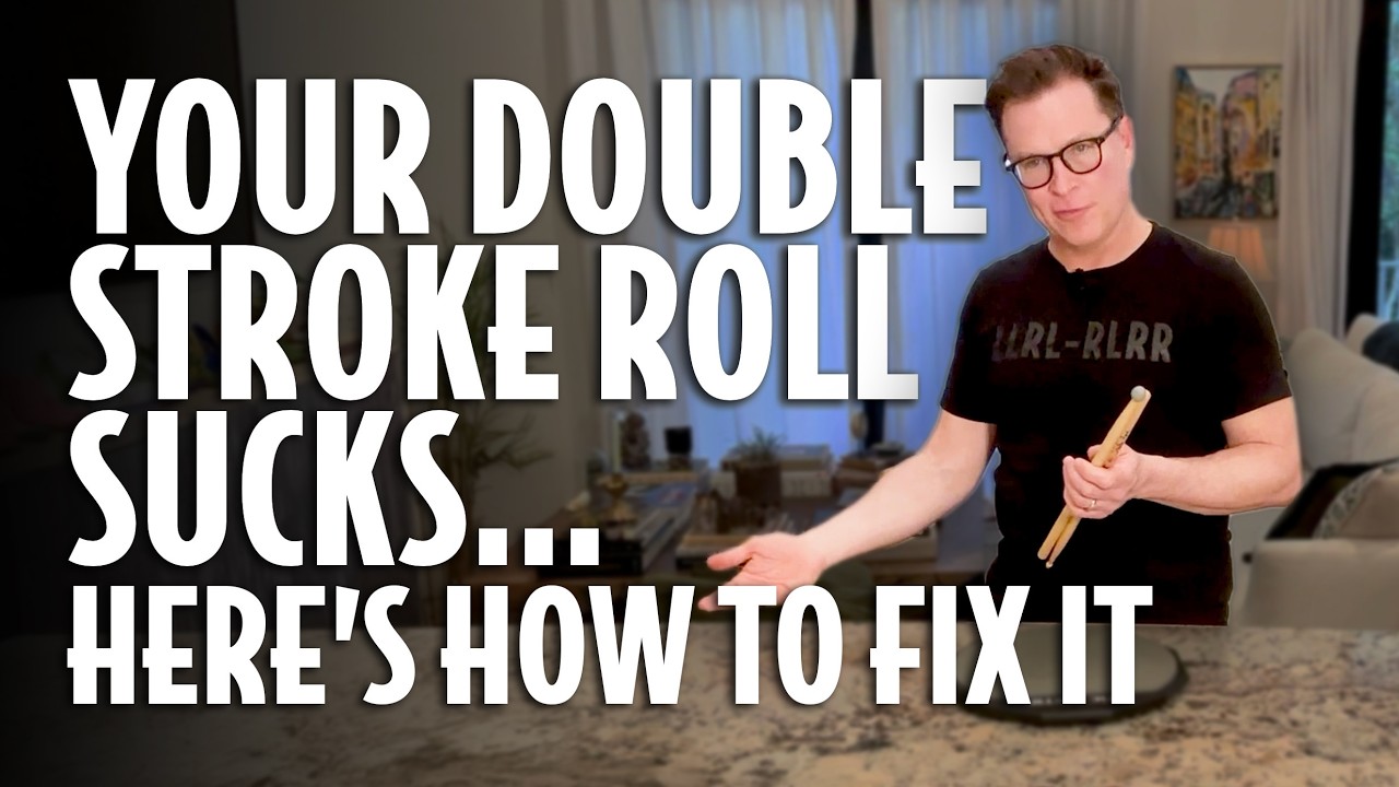 Your Double Stroke Roll Sucks.. Here's How To Fix It - YouTube