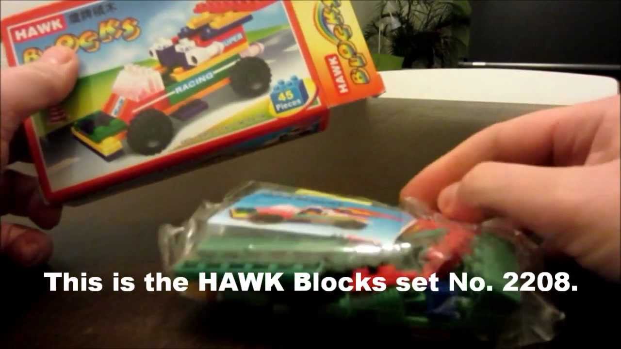 Silent Review - Hawk Blocks No. 2208 WORST LEGO KNOCK-OFF - YouTube