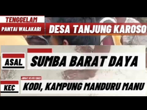 #07/07/2023tenggelam di pantai walakari# asal kampung manduru manu - YouTube