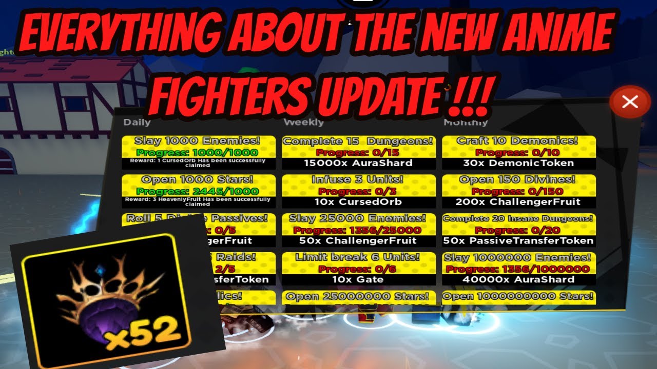 Everything about the new Anime Fighters Update !!! - New Raid System ...