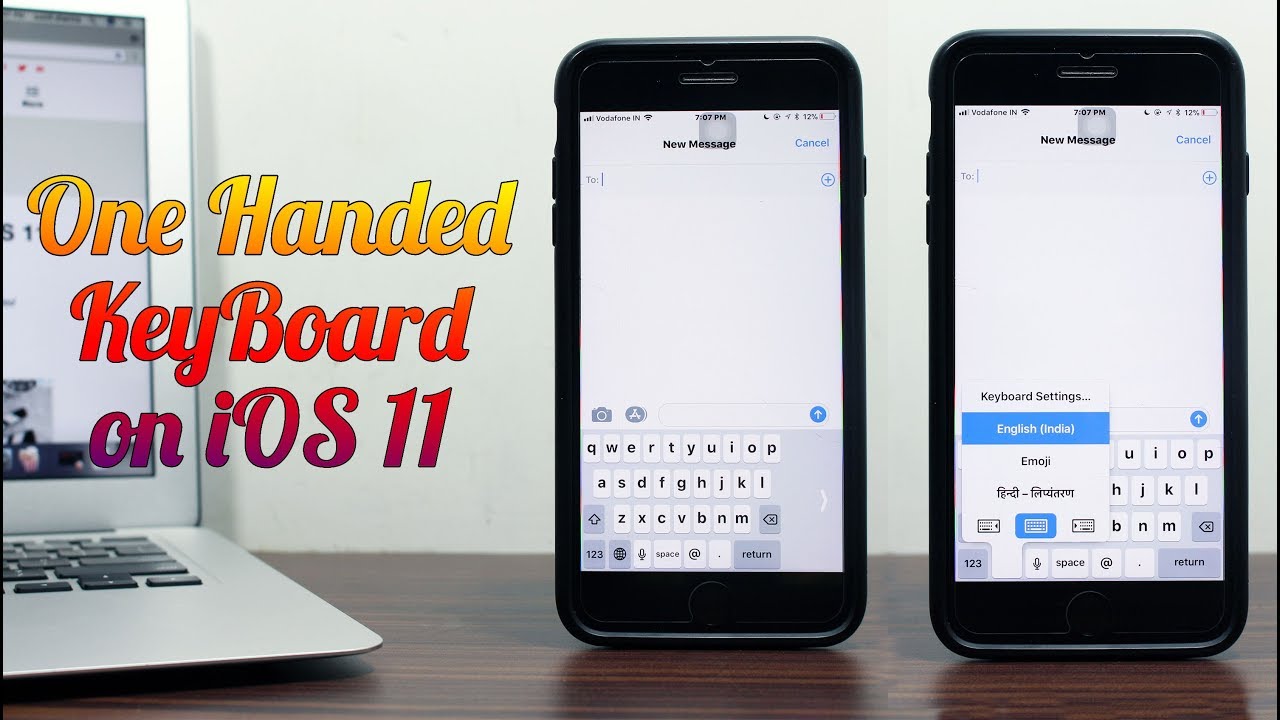How to Use One-Handed Keyboard Mode in iOS 11 on iPhone - YouTube