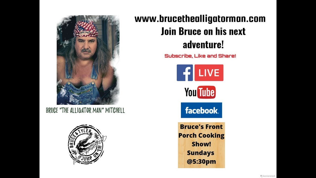 Breakfast! Bruce Mitchell the Alligator Man - YouTube