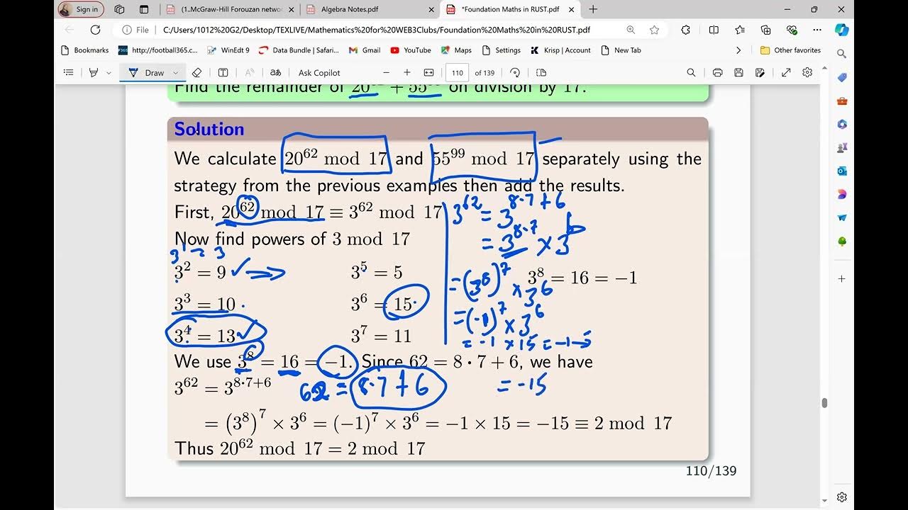 Lecture 34 - Linear Congruence Implemented In Rust - YouTube