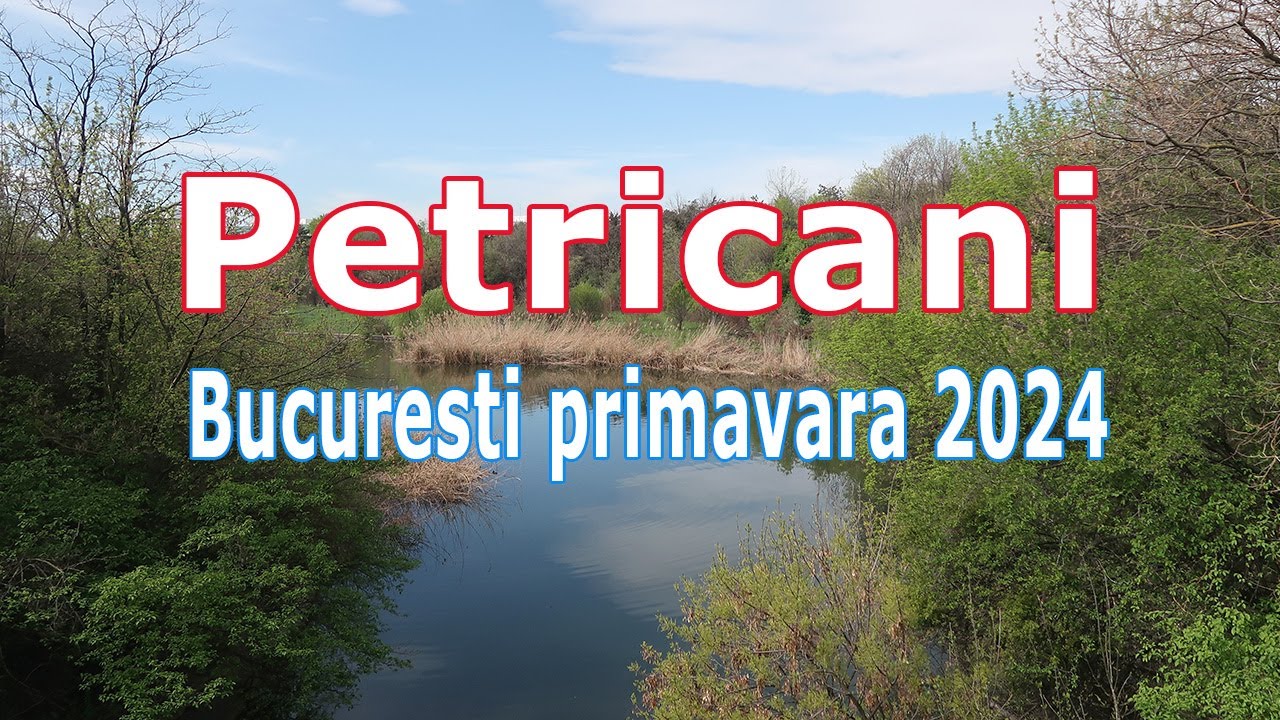 plimbare parcul petricani bucuresti primavara 2024 - YouTube