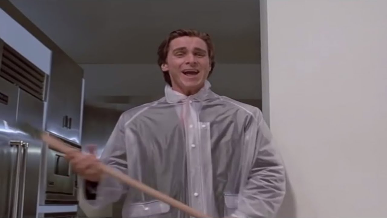 Chuck asks Patrick Bateman if he passed the bar - YouTube