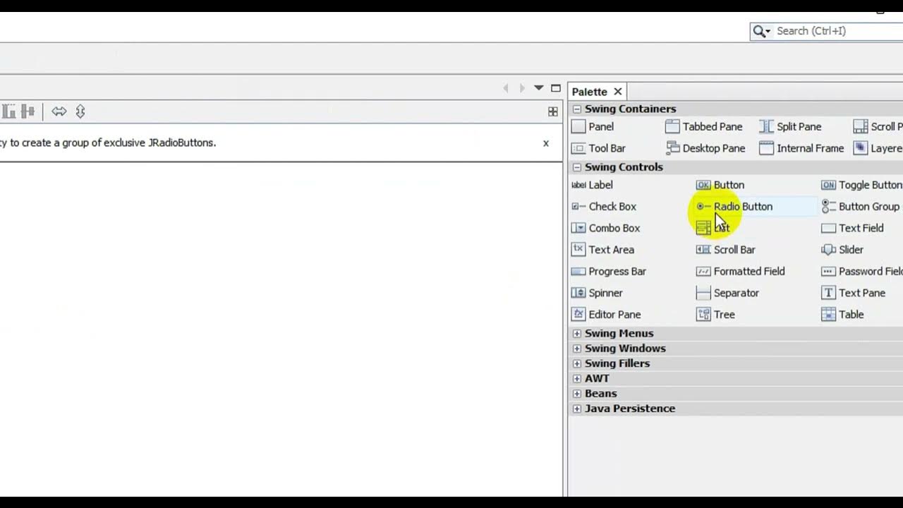 Cara Mengaktifkan Salah Satu Radio Button Pada Form - Java Netbeans - YouTube