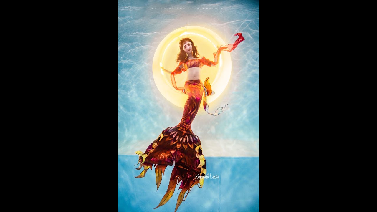 【New Tail Release】Red Water Peacock Mermaid Merman Tail - YouTube