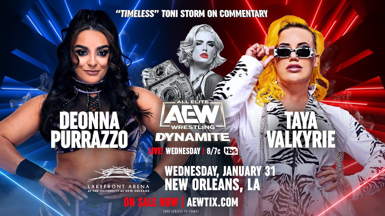 Deonna Purrazzo vs Taya Valkyrie | AEW Dynamite 2024/1/31 Gameplay ...