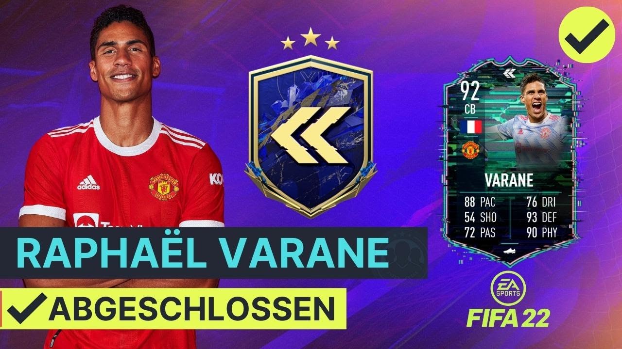 FLASHBACK: RAPHAEL VARANE 92 💫 GÜNSTIGE SBC LÖSUNG OHNE LOYALITÄT ...