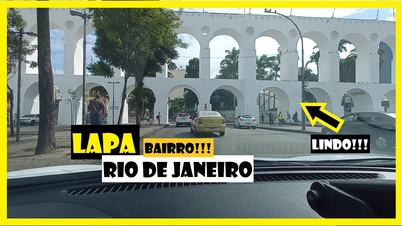 Bairro da Lapa RJ - Trajeto pelo Bairro | FULL HD - YouTube