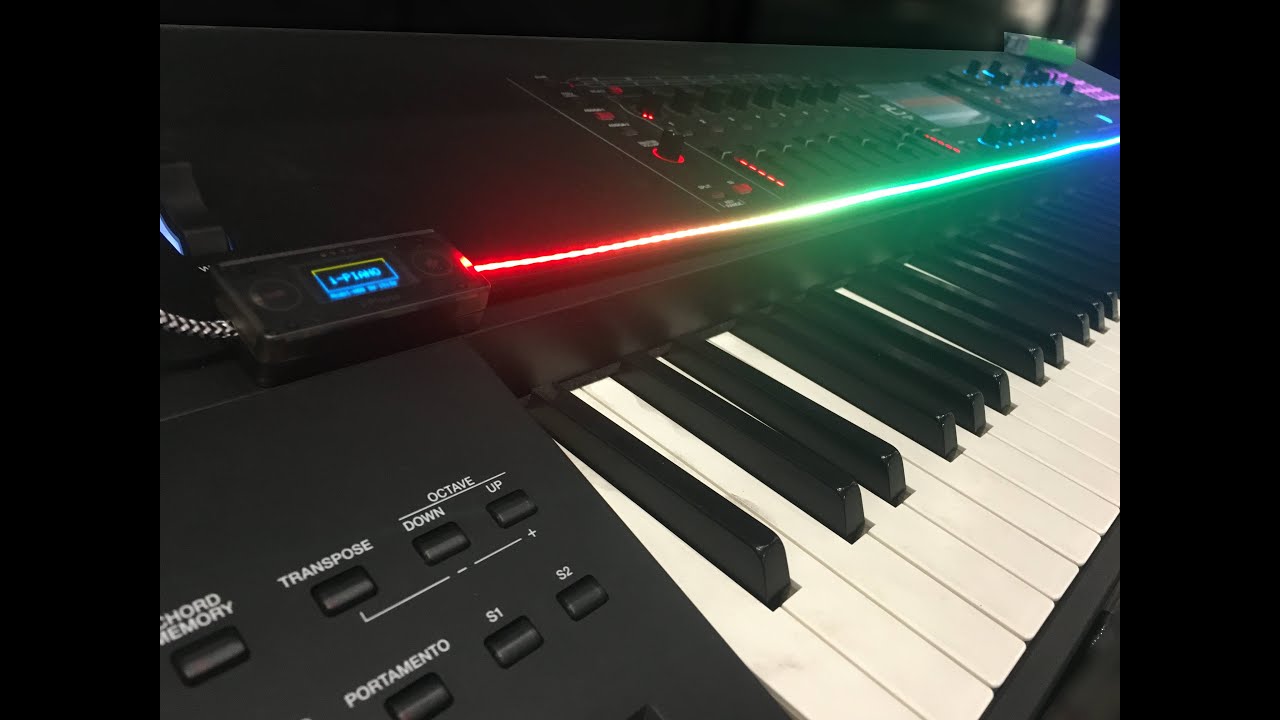 Testing of : iPiano MIDI Reactive LED Visualizer | Piano Light - (Model ...