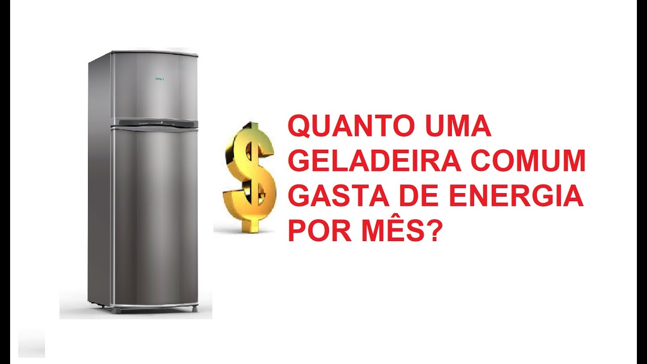 Quanta energia elétrica uma geladeira gasta por mês? quanto dinheiro R ...