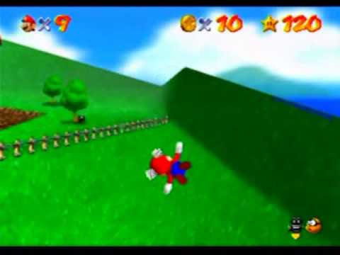 Myles ~ Super Mario 64 - Bob-omb Battlefield Fast Flying - YouTube