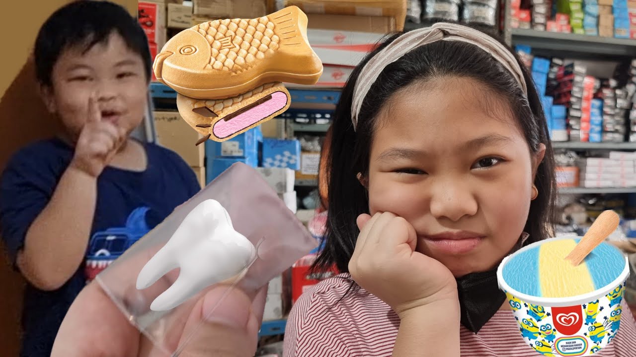 Permen Gigi !! Pesta Es Krim Ielle Zael - YouTube