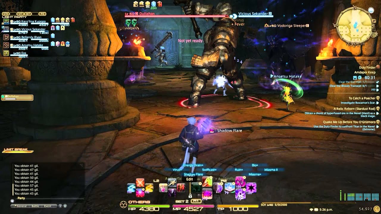 FFARR DUNGEONS - Amdapor Keep (Final Fantasy XIV: A Realm Reborn) - YouTube