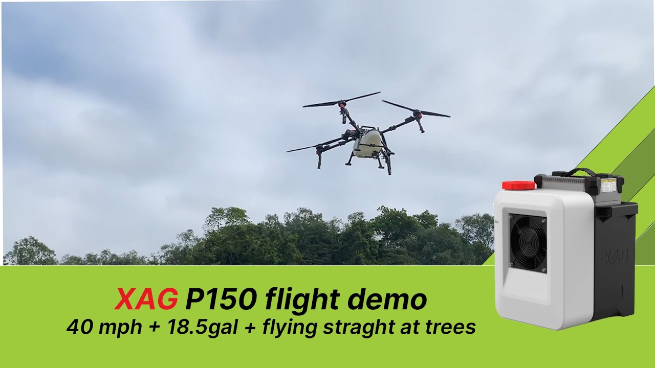 Flying the XAG P150: The Ultimate Spray Drone to date! - YouTube