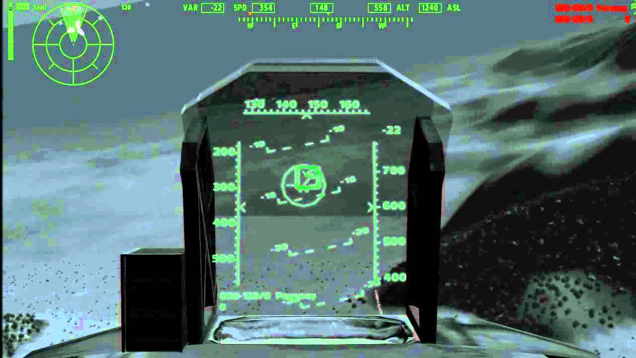 test prueba Arma II GBU + designador laser SOFLAM (ACE2) - YouTube