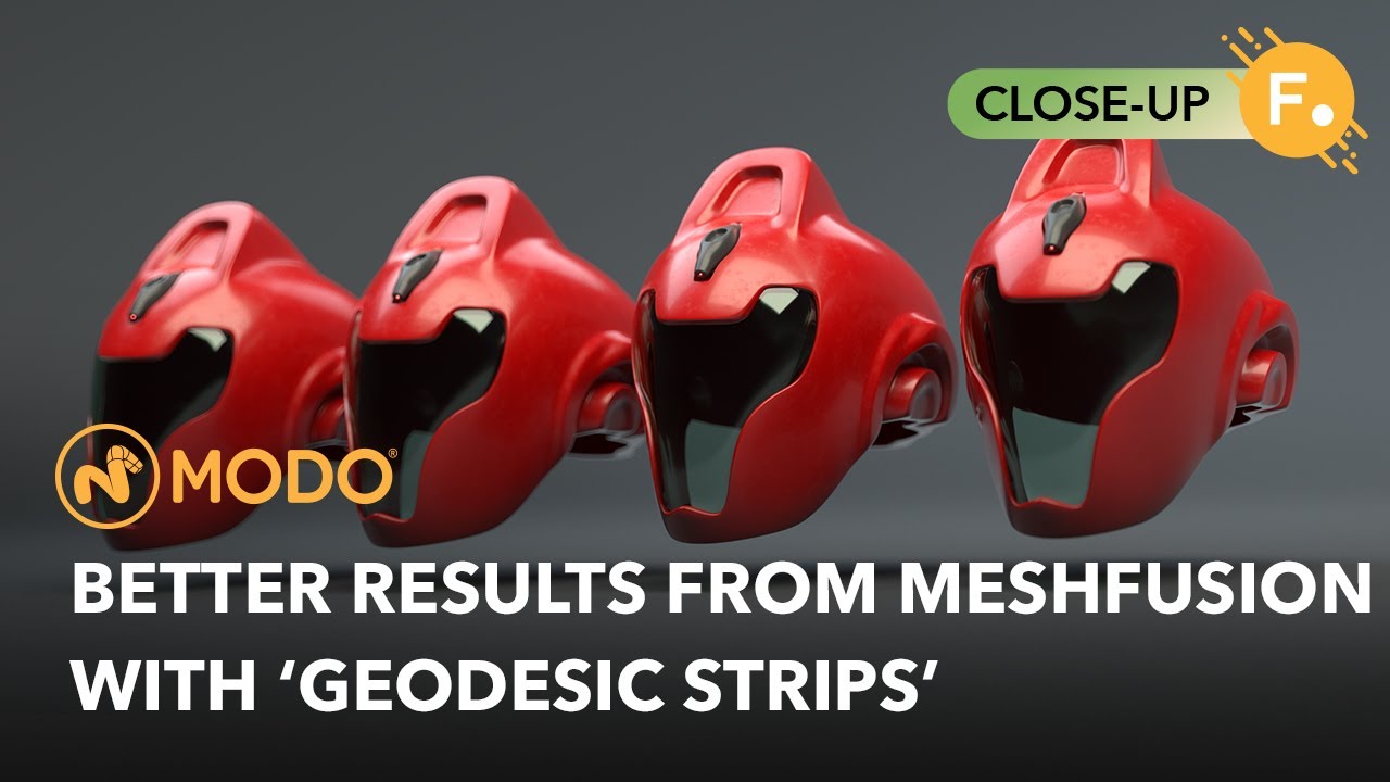 Modo 16.1 メッシュフュージョンストリップ - YouTube
