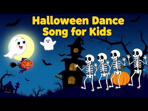 👻 Halloween Dance Song for Kids Ghosts, Pumpkins, Witches & Skeletons 🎵 ...