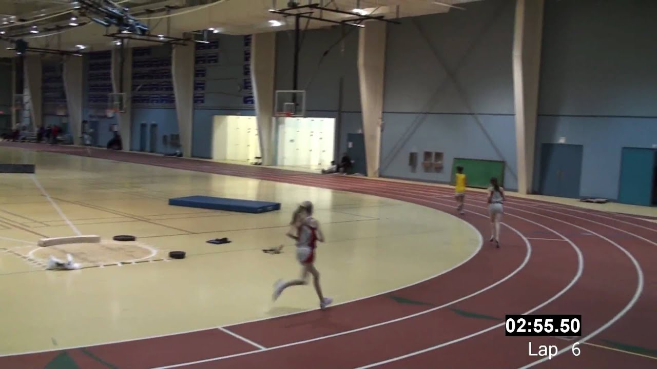 Cliff Wiley Track Classic Indoor Girls 1600m - YouTube