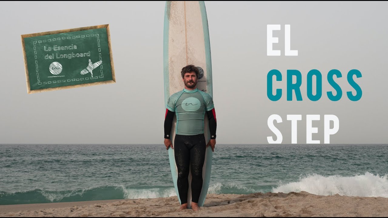 CROSS STEP LONGBOARD SURF ⚡TUTORIAL EN ESPAÑOL⚡ - YouTube