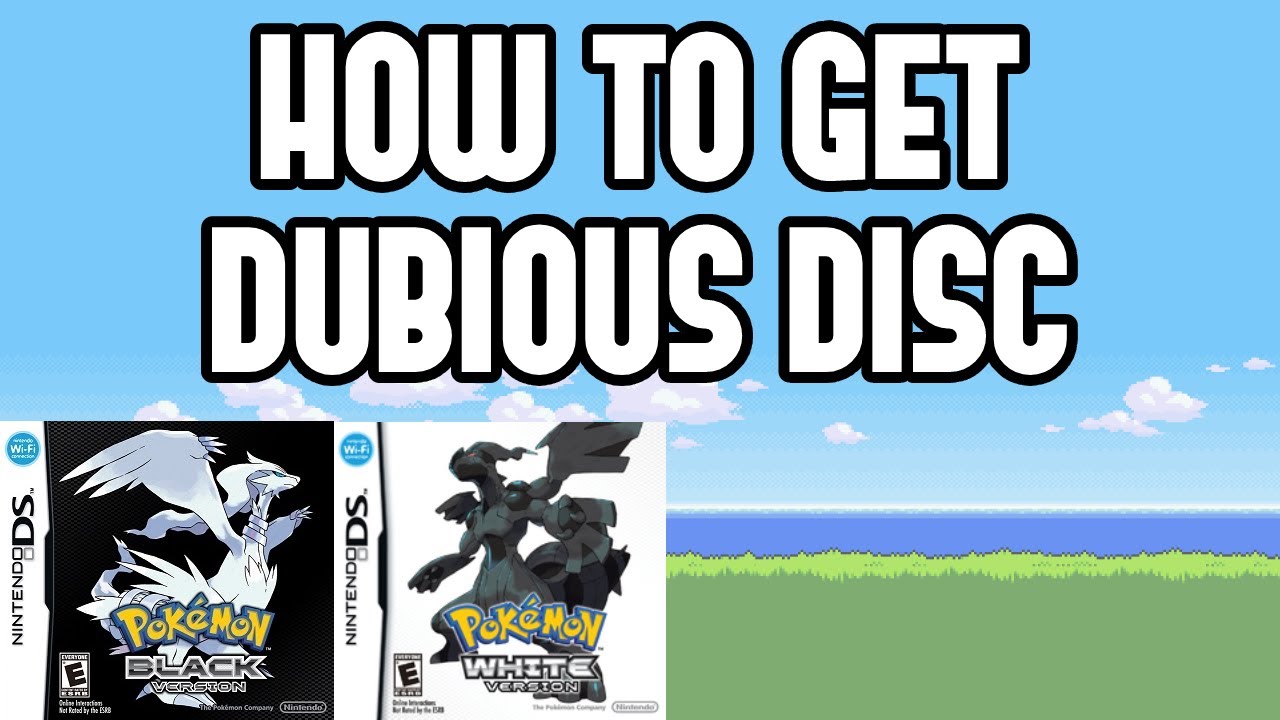 How to Get the Dubious Disc in Pokemon Black/White - YouTube