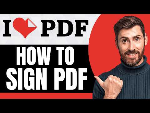 How To Sign PDF in ILovePDF [NEW 2026 Guide]