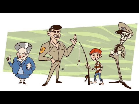 'The Andy Griffith Show' A Cartoon? Almost! - YouTube