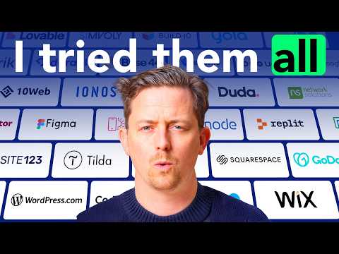 Best Free Website Builder — I Built the Same Website 20 Times