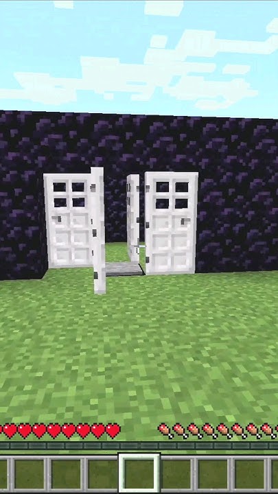 Minecraft Door Trap - YouTube