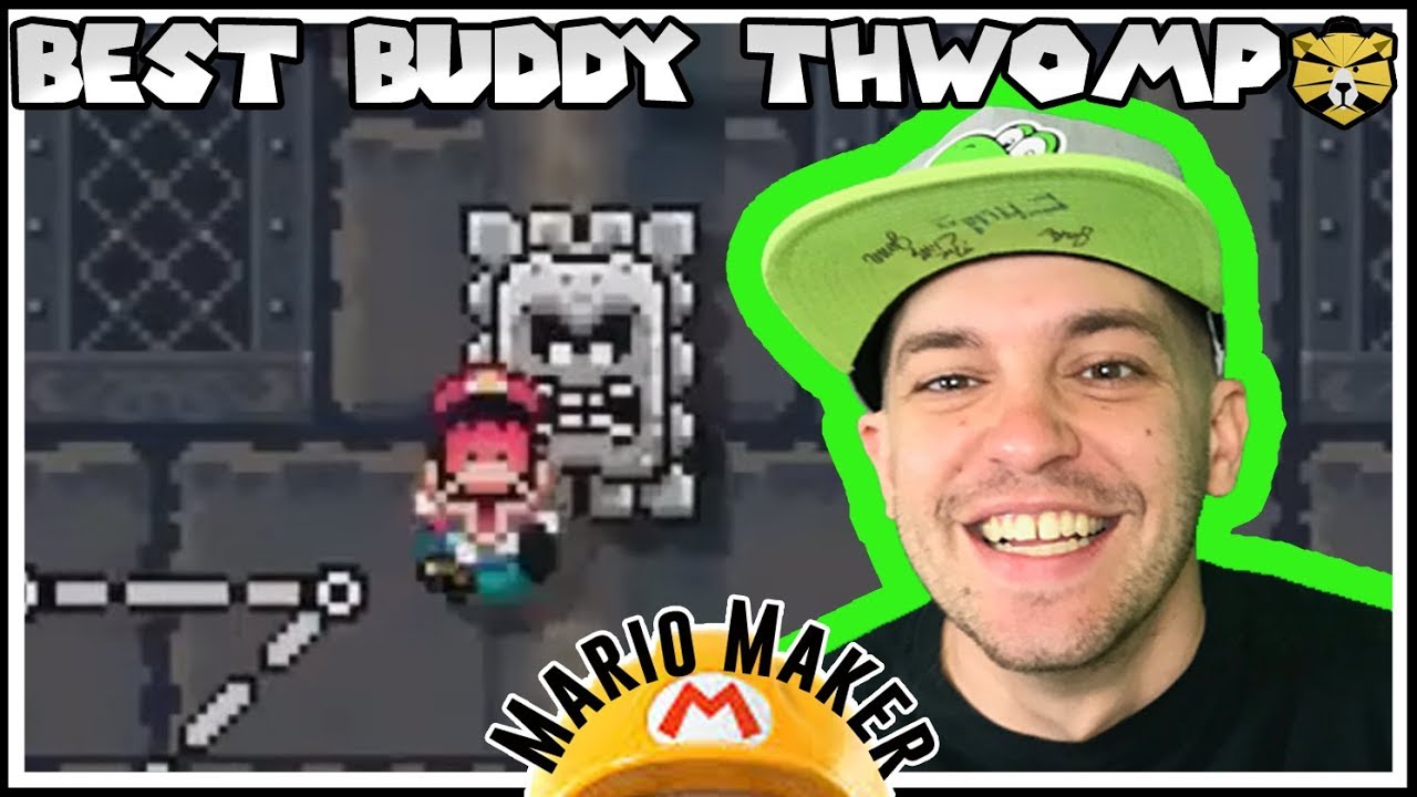 A Thwomp Stomp Romp! Super Mario Maker - YouTube