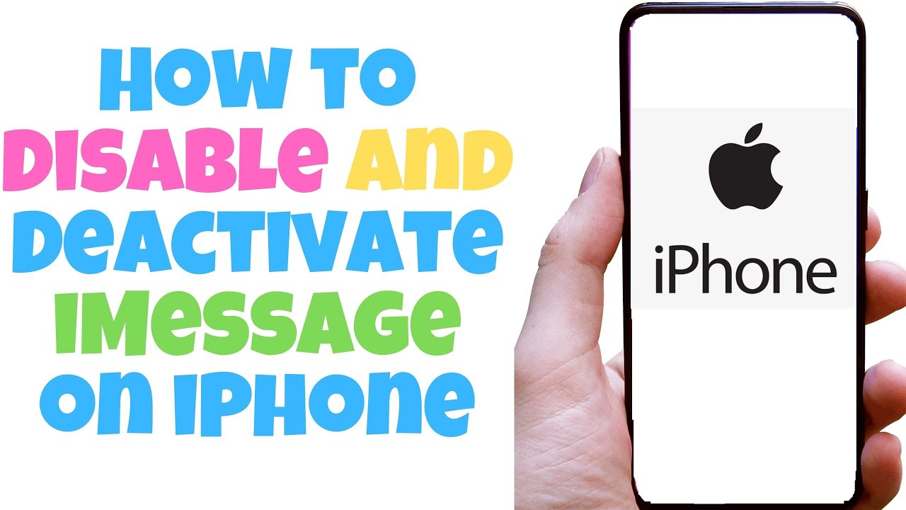 How to Disable and Deactivate iMessage on iPhone - YouTube
