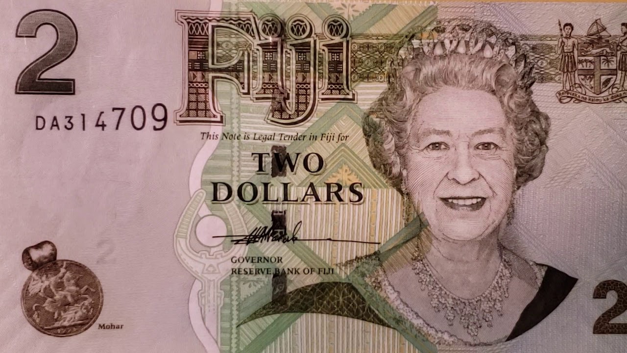 Fiji Two Dollar Banknote - YouTube