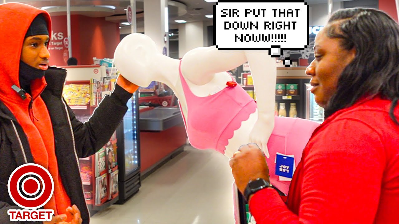 BUYING MANNEQUINS IN TARGET *Cops Called* - YouTube