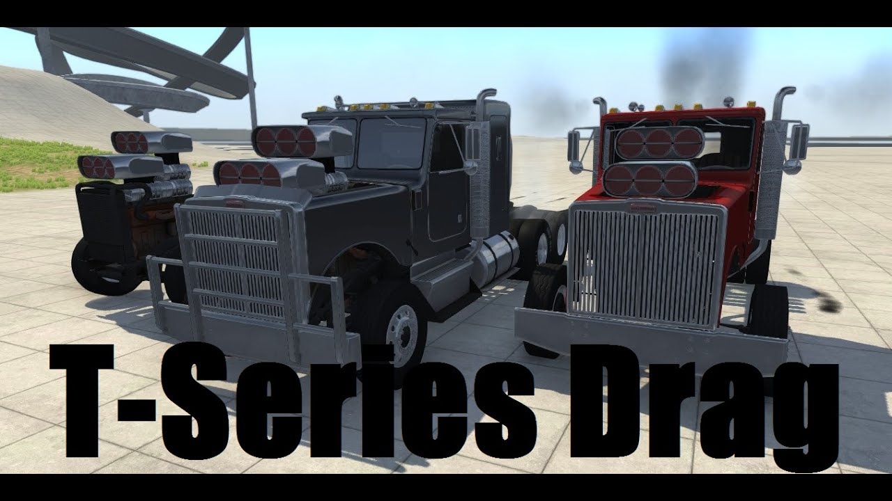 Beamng.drive: T-Series Drag Truck - YouTube