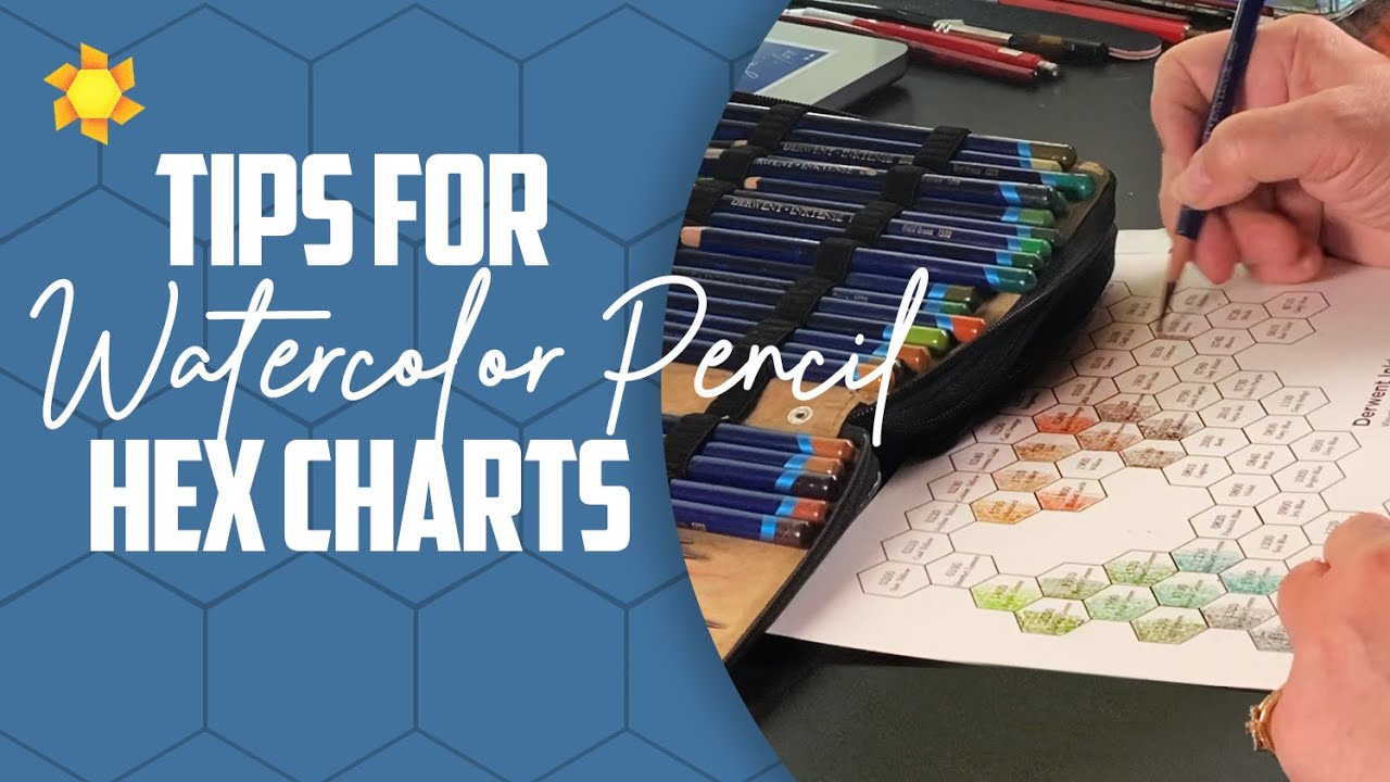 Watercolor Pencil Hex Charts: Q&A plus tips - YouTube