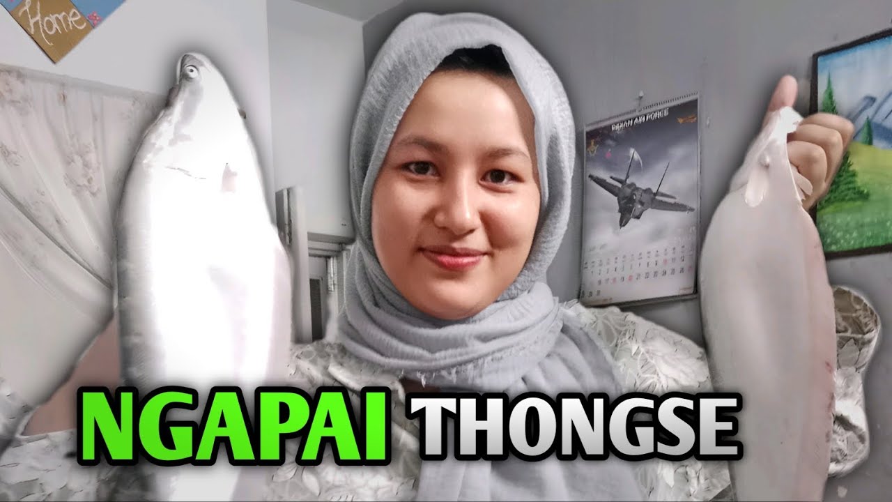NGAPAI THONGBA II FISH CURRY 🐟 II NGA THONGBA MUKBANG II KANDALA II ...