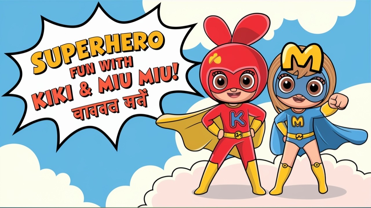 KiKi and Miu Miu superhero | Billi cartoons kids learning @cookid-w ...