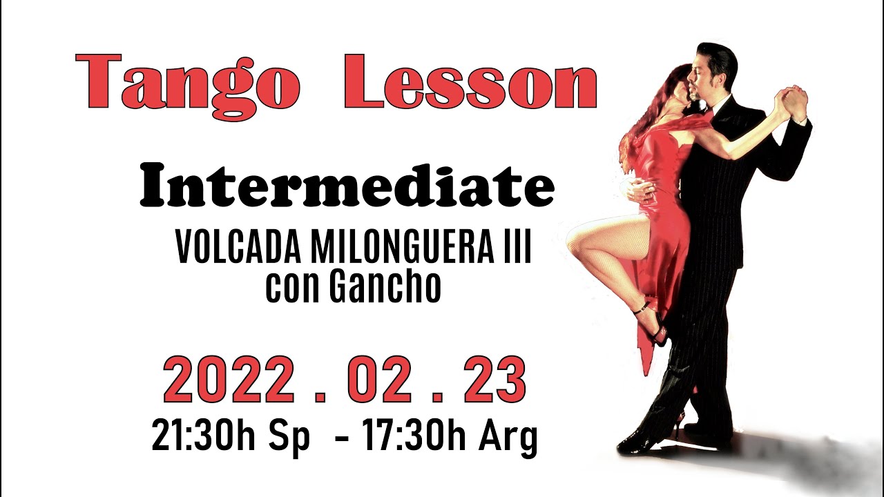 TANGO LESSON Volcadas con Gancho - YouTube