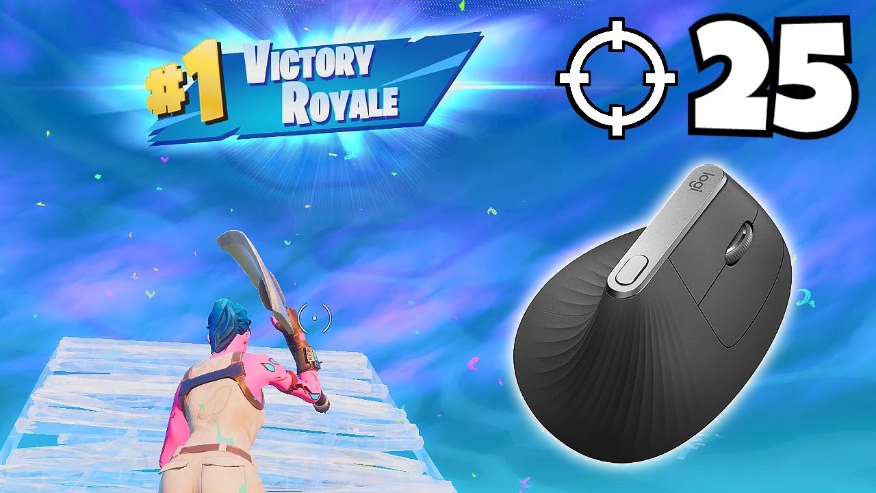 Using a Vertical Mouse to win in Fortnite... (weird mouse) - YouTube