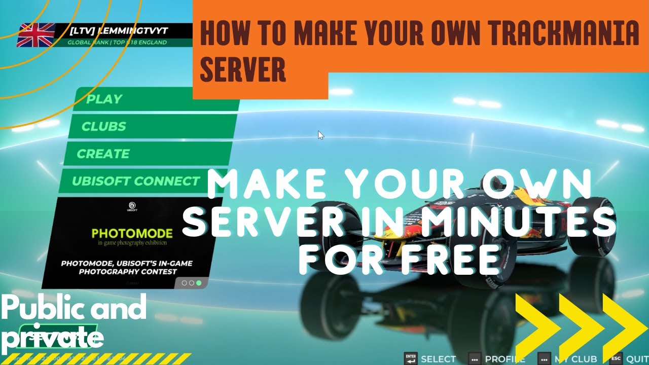 How to make your own server in trackmania. - YouTube