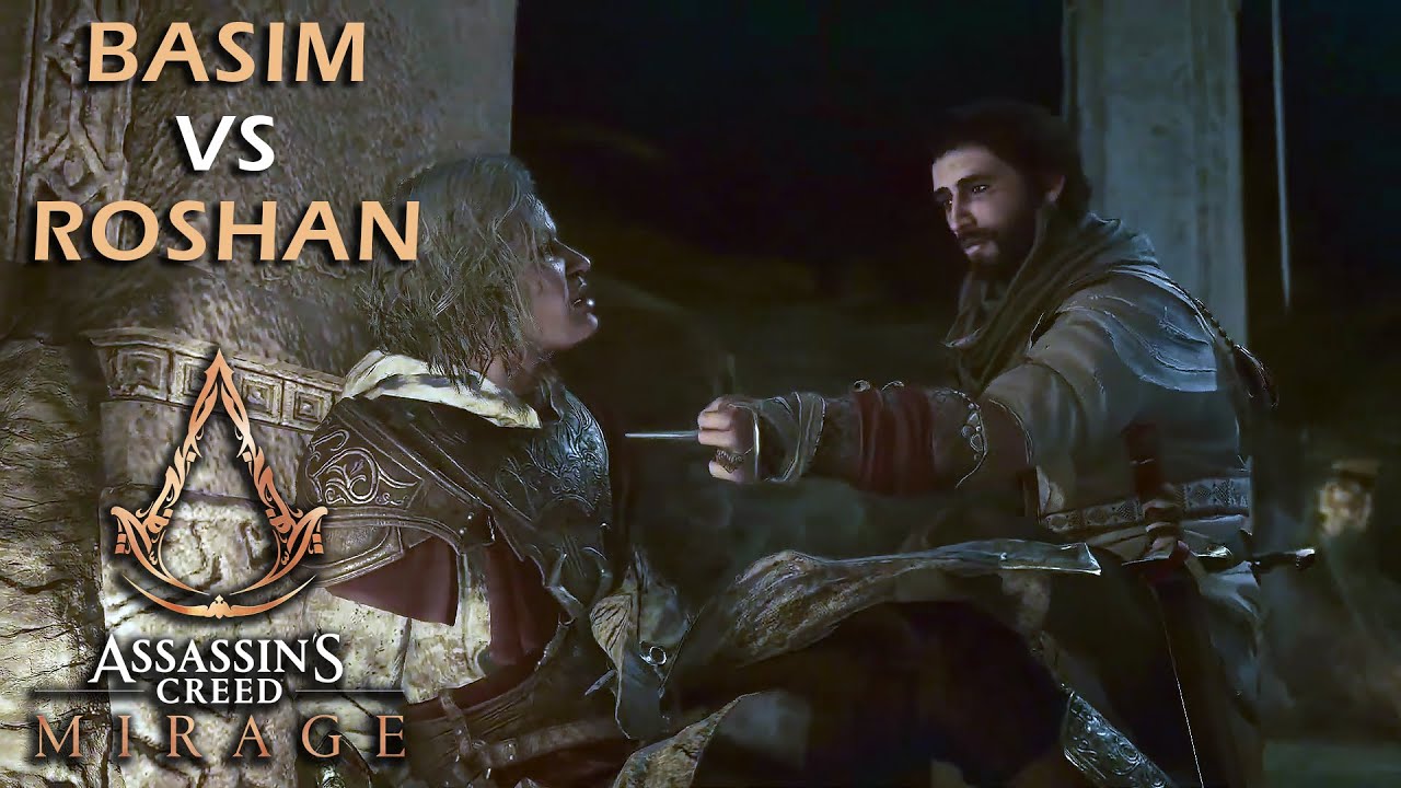 Basim vs Roshan [ Assassin's Creed Mirage ] - YouTube