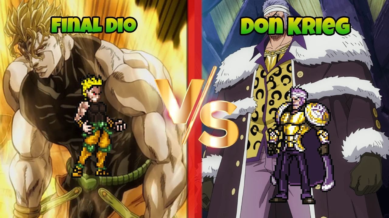 Jump Force MUGEN Final Dio vs Don Krieg - YouTube